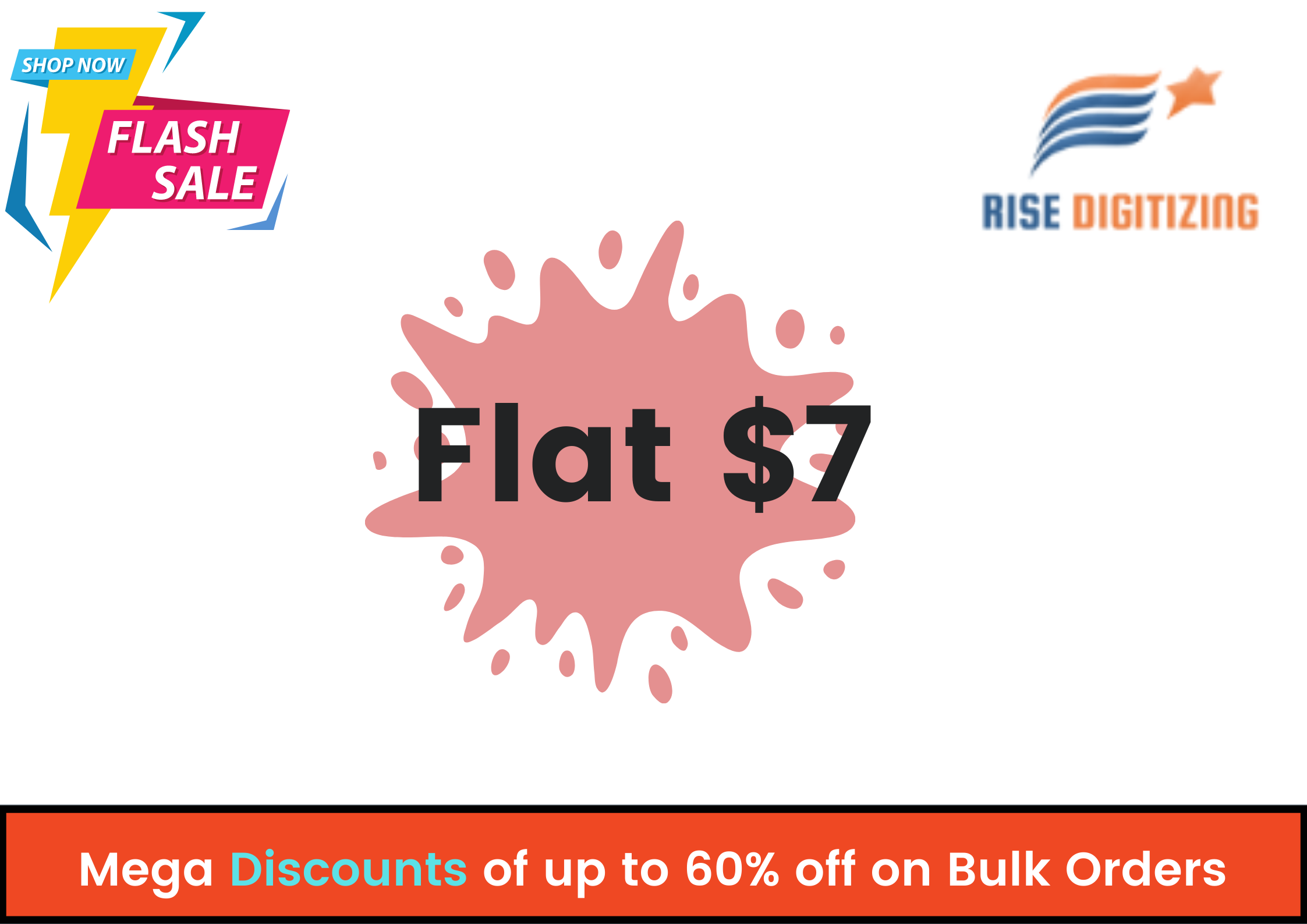 Embroidery Digitizing - Logo Digitizing in just $7 - Custom Digitizing